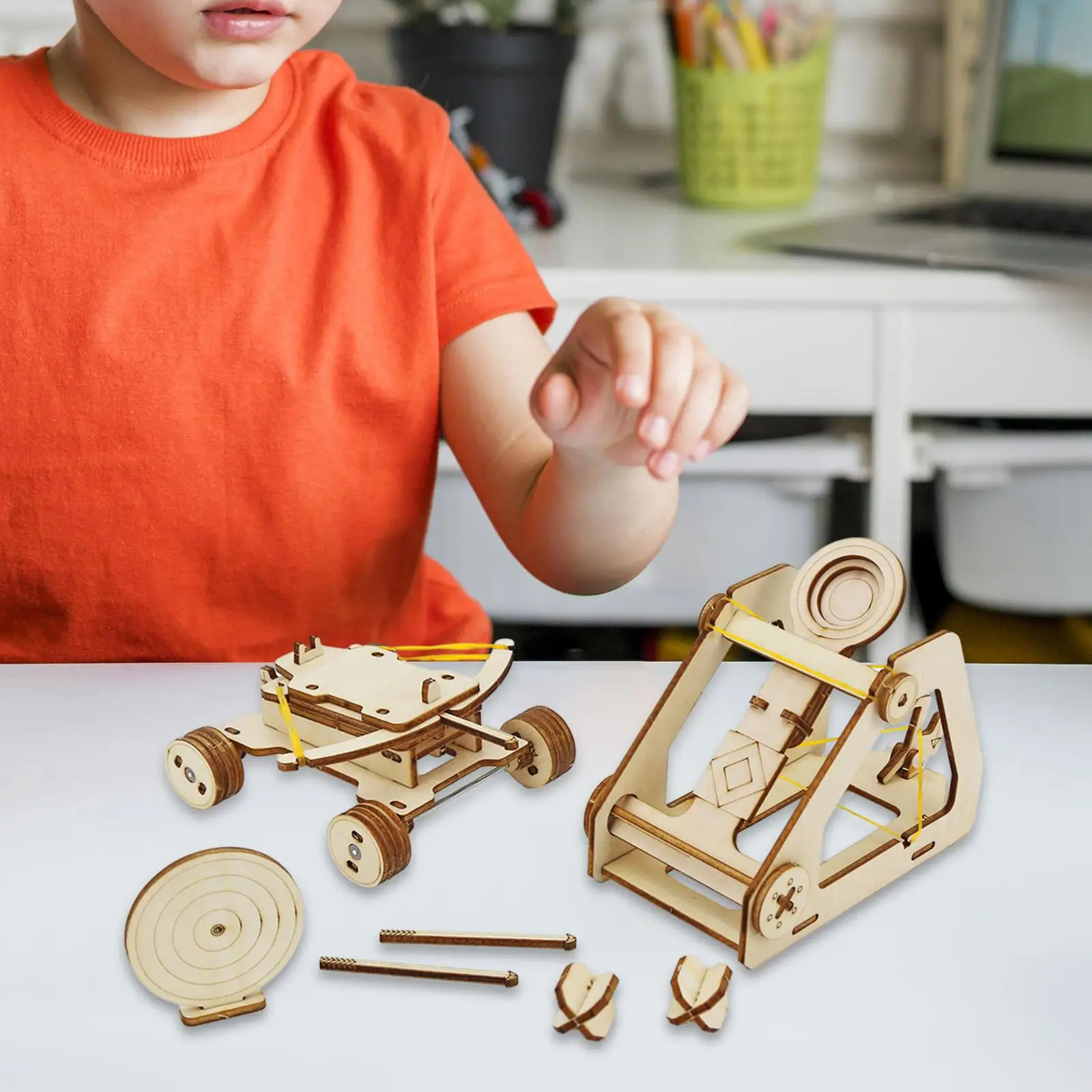 Catapults Ballista Toy Kits Handmade Primary School Mechanical Model ...