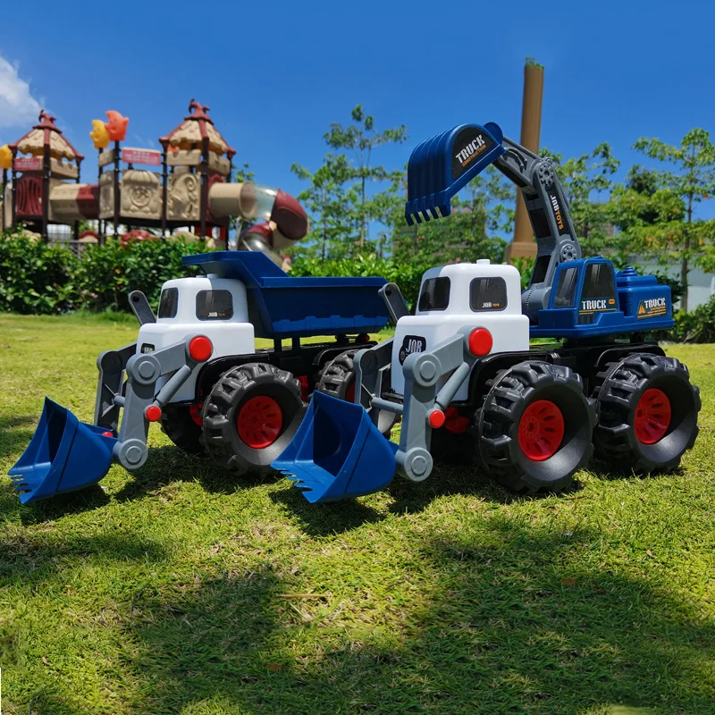 Children-s-Large-Trucks-Plastic-Engineering-Car-Dump-Truck-Crane ...