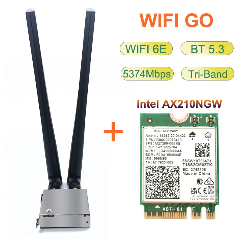 WiFi-6E-AX210-Network-Card-5374Mbps-BT5-3-WiFi-Go-Wireless-Adapter-For ...