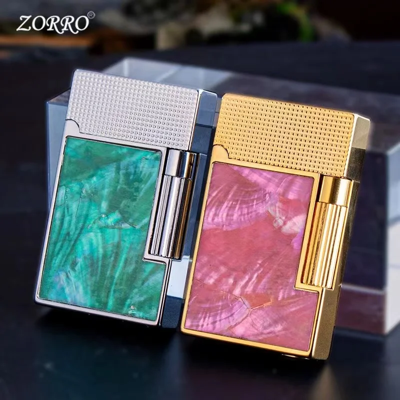 ZORRO-Double-sided-Color-Shell-Loud-Voice-Kerosene-Lighter-Side-Sliding ...