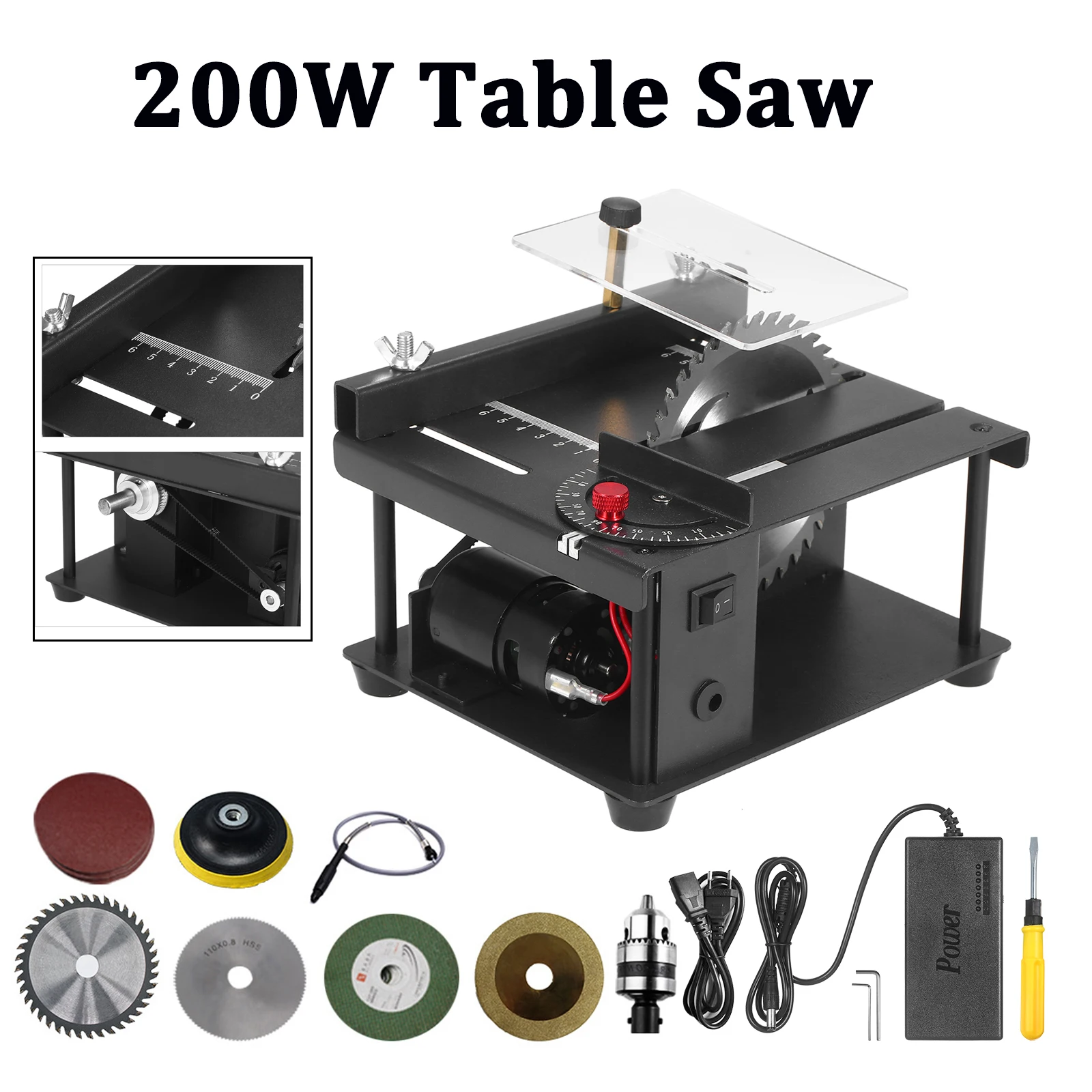 200W-Mini-Desktop-Saw-Cutter-Multifunction-Table-Saw-Electric-Cutting ...