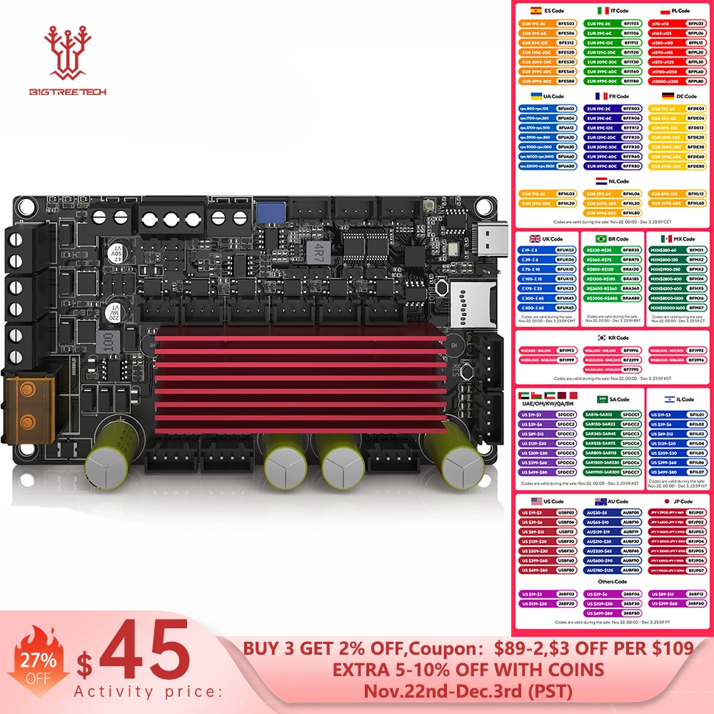 BIGTREETECH-Rodent-Motherboard-Onboard-ESP32-D0WD-MCU-TMC2160-Support ...