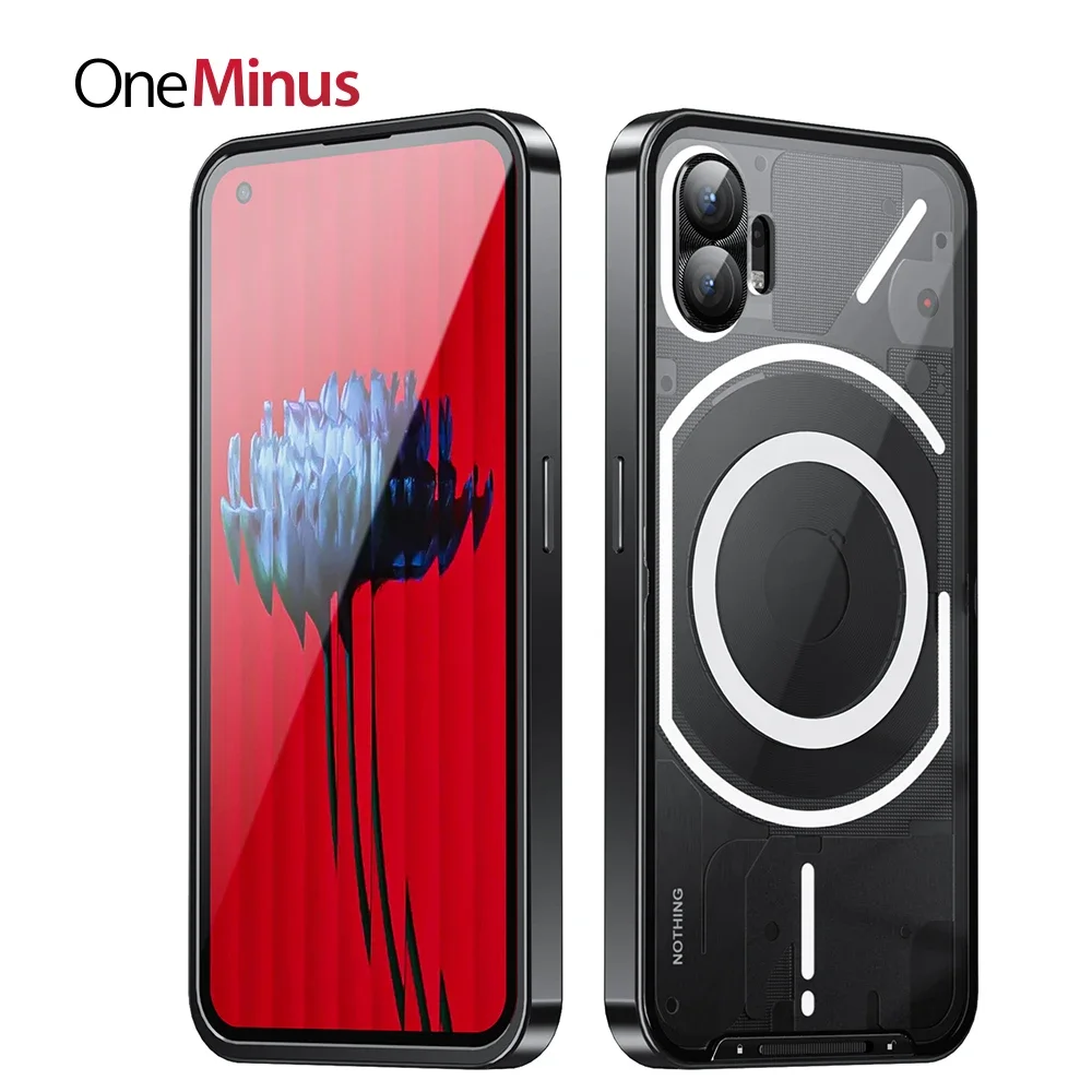 Luxury Bumper For Nothing Phone 1 Case 2 One Metal Frame Camera Lens ...