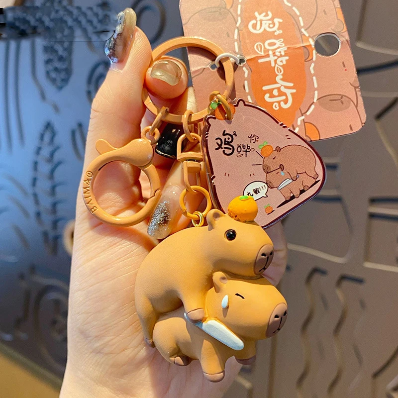 2023-Trend-Capybara-Resin-Keychain-Cute-Bag-Pendant-Creative-Funny ...