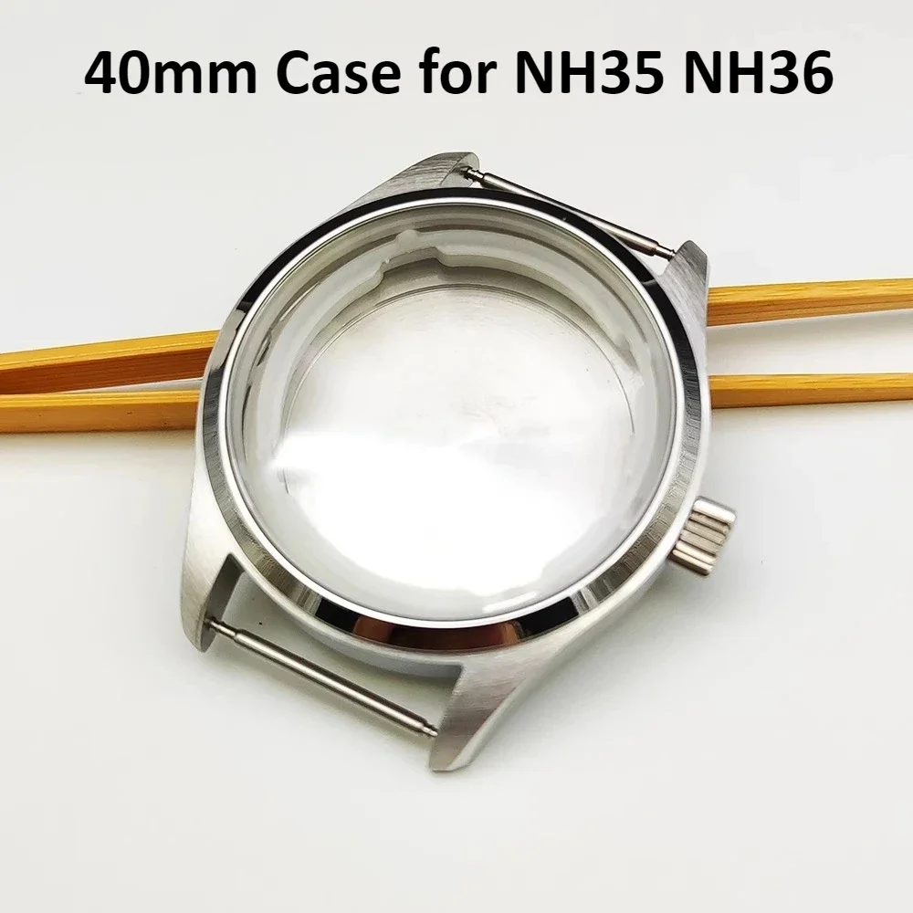NH35 40mm Stainless Steel Watch Case Cover for NH35 NH36 Watch Movement ...