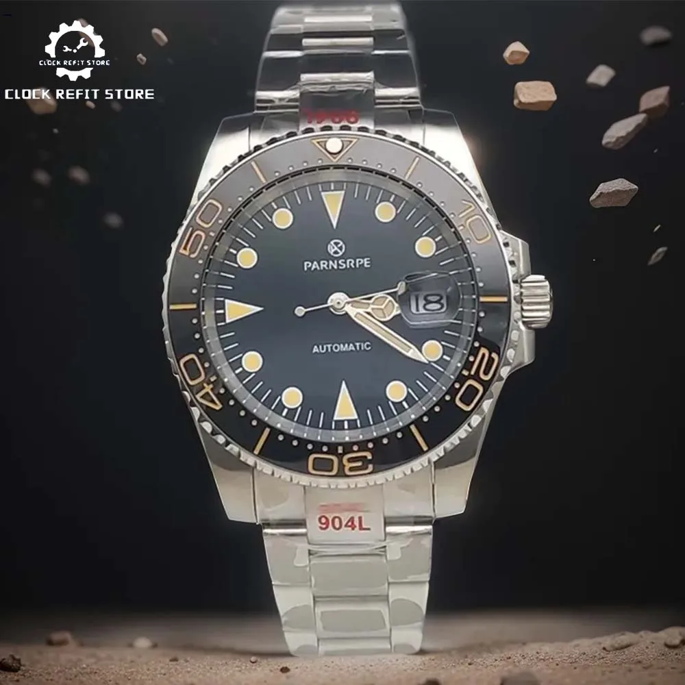 PARNSRPE-Men-s-Automatic-Mechanical-Watch-316L-Stainless-Steel-Ceramic ...