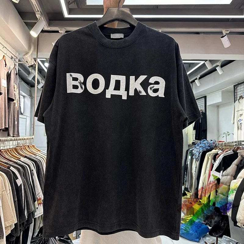 Washed Vodka Russian Printing T Shirt Men Women Loose T shirt Top Tees jpg washed-vodka-russian-printing-t-shirt-men-women-loose-t-shirt-top-tees-jpg