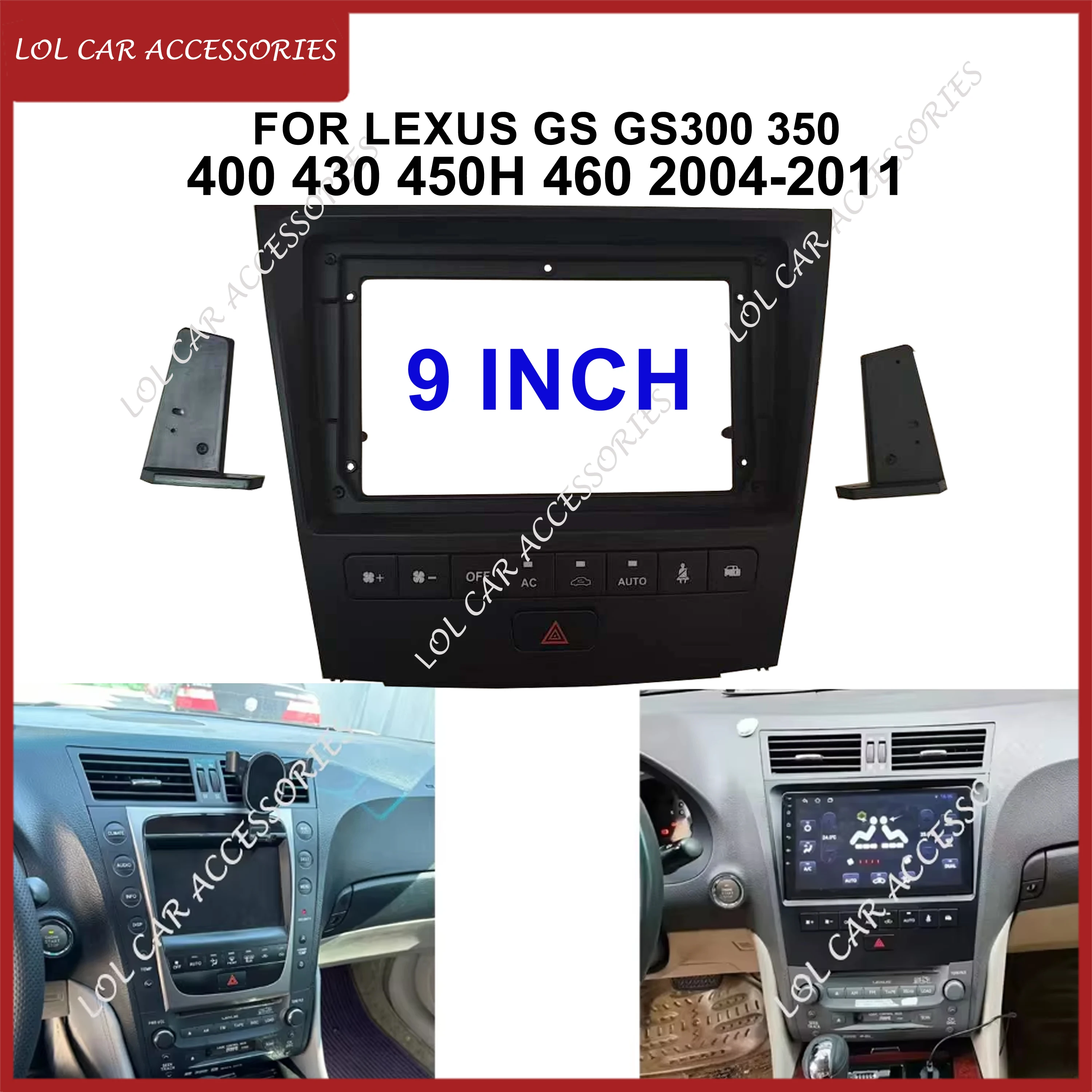 9 Inch For Lexus GS GS300 350 400 430 450H 460 Car Radio Stereo Android ...