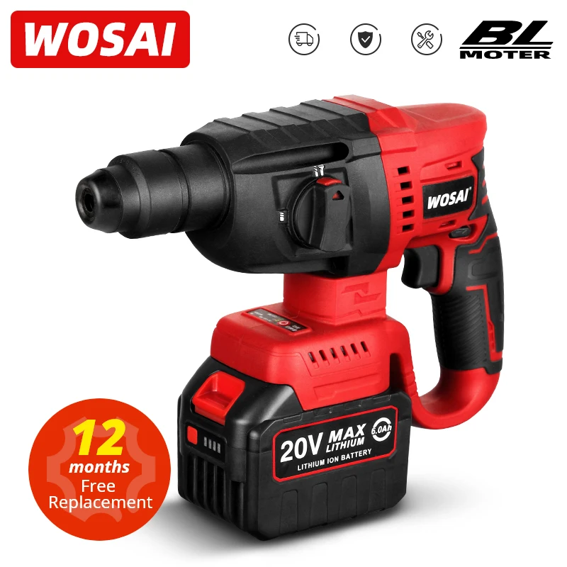 WOSAI-MT-Series-20V-Brushless-Electric-Hammer-4500-IPM-Electric-Tool ...