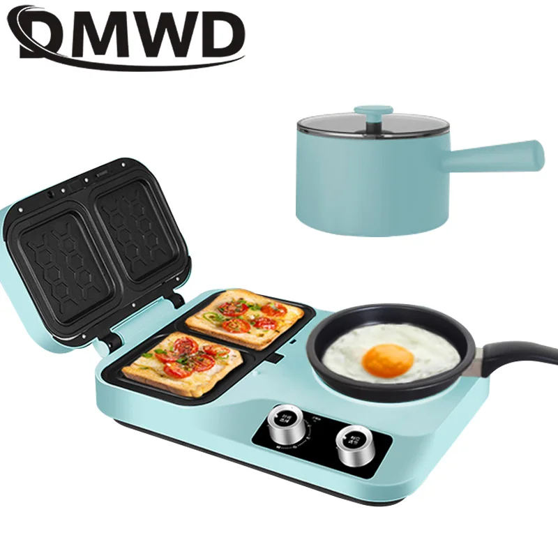 Household-Electric-Breakfast-Machine-Panini-Sandwich-Maker-Frying-Pan ...