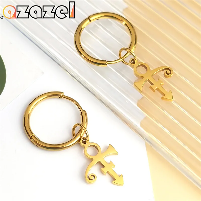 RIP-Memorial-Symbol-Love-Logo-Hoop-Earring-Stainless-Steel-Gold-Plated ...