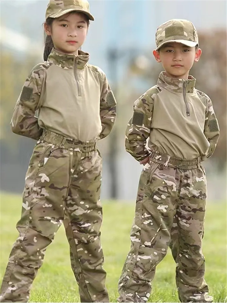 Boys-Tactical-Uniform-Hunting-Clothing-Sets-Children-Airsoft-Camouflage ...