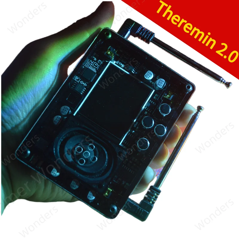 Theremin instrumento electrónico Musical, Kit de bricolaje para Arduino ...