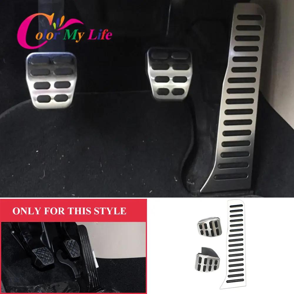Stainless-Steel-Gas-Pedal-Cover-Car-Pedals-for-VW-Volkswagen-Golf-6 ...