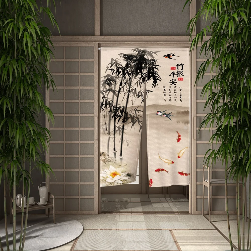 Noren Japanese Doorway Curtain | Japanese Door Curtain Noren | Curtain ...
