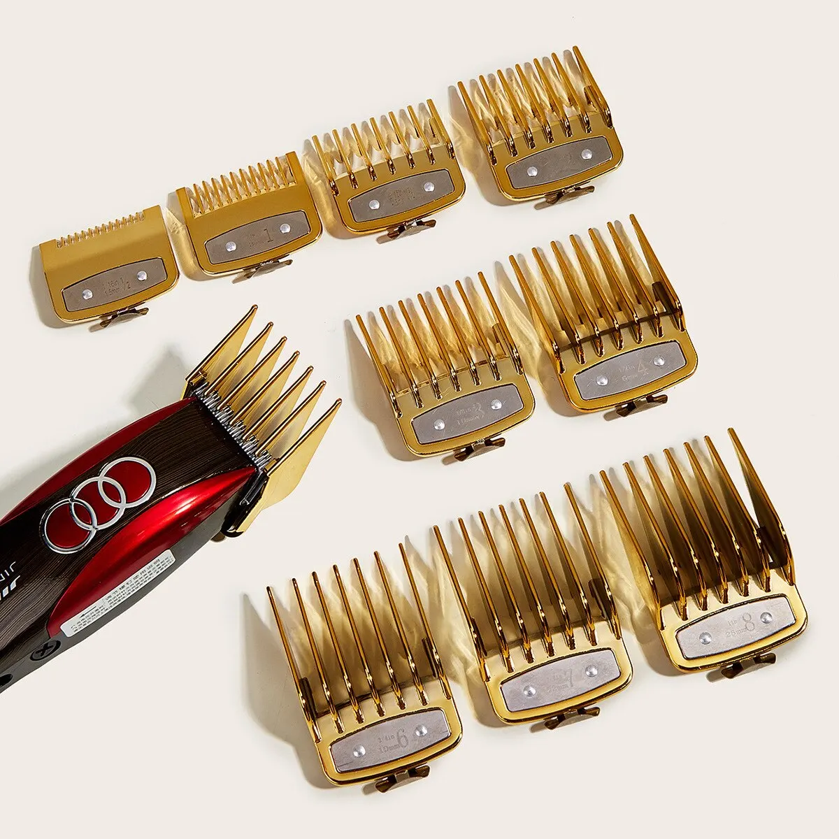 10PCS-Professional-Hair-Clipper-Limit-Guide-Combs-For-Wahl-Trimmer ...