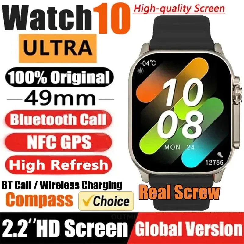 New-Watch-10-Ultra-Smart-Watch-49mm-2024-New-NFC-Men-Women-GPS-Track ...