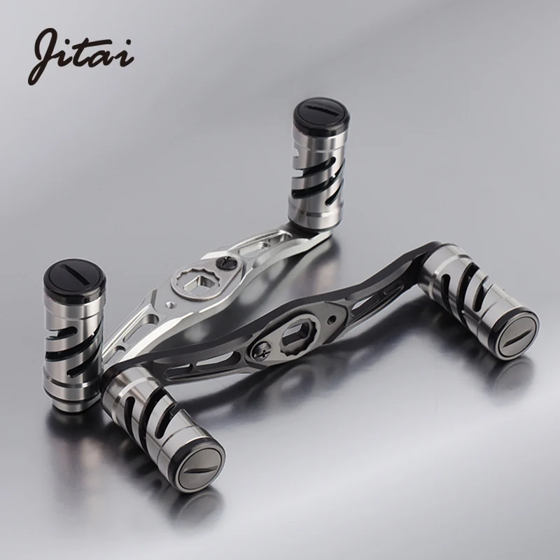 Jitai 베이트 캐스팅 낚시 릴 핸들 길이 105mm, CNC 알루미늄 합금 손잡이, 4 베어링 구멍 크기 8*5/7*4 바다 물고기