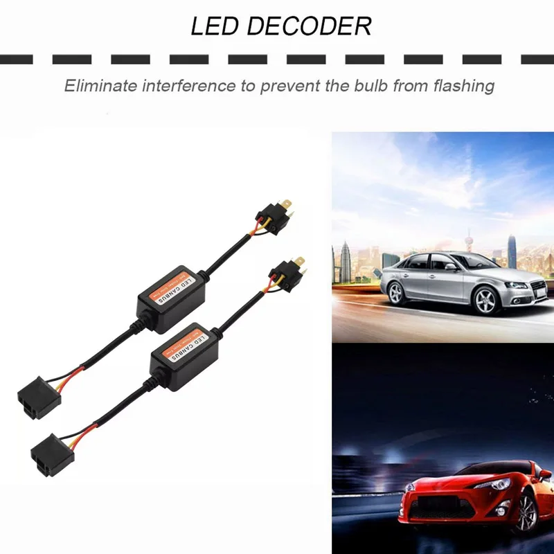 1X-LED-Car-Headlight-Canbus-Decoder-No-Error-Load-H4-H7-H11-9005-9006 ...