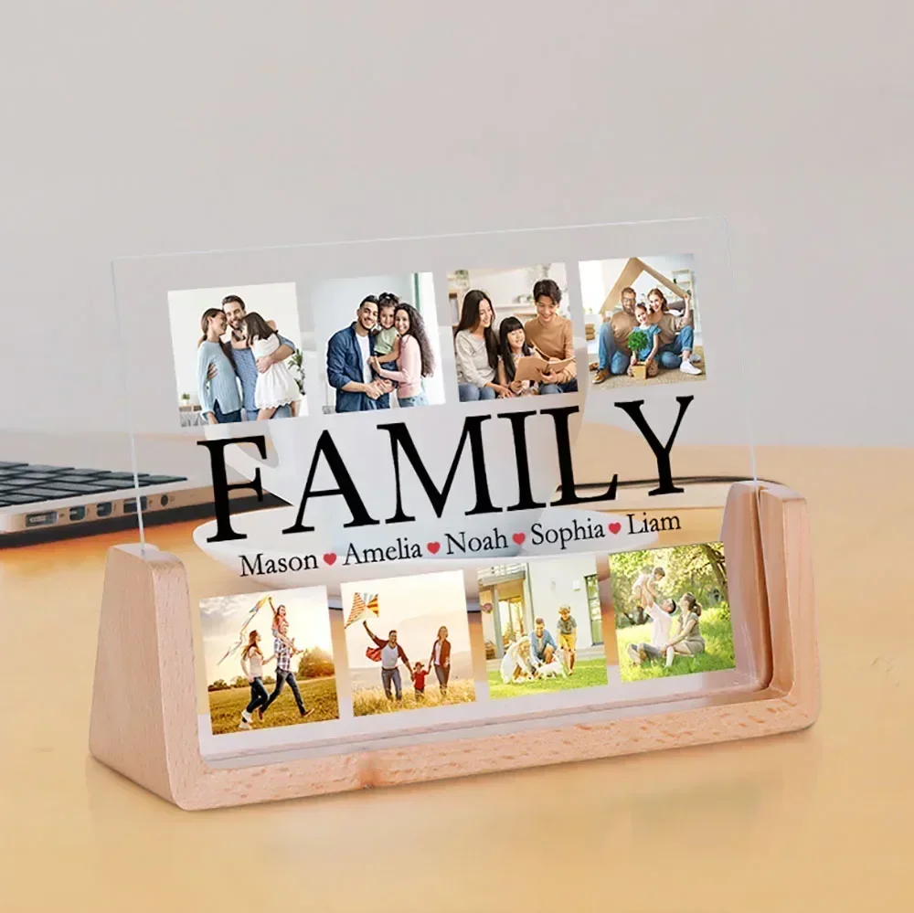 Personalized-Family-Photo-Frame-for-Women-Men-Mom-Home-Decoration ...