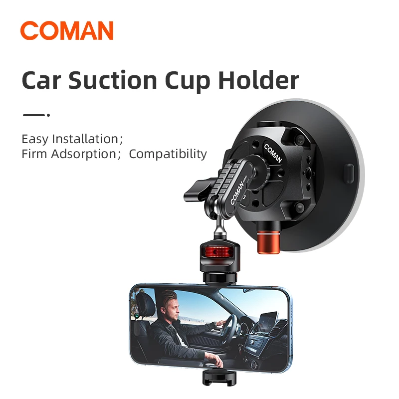 COMAN-Kit-de-soporte-con-ventosa-para-coche-accesorio-ajustable-de-360 ...