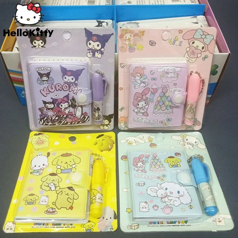 Miniso Notebook Sanrio | Writing Journal - 4pcs Anime Cute Cartoon ...