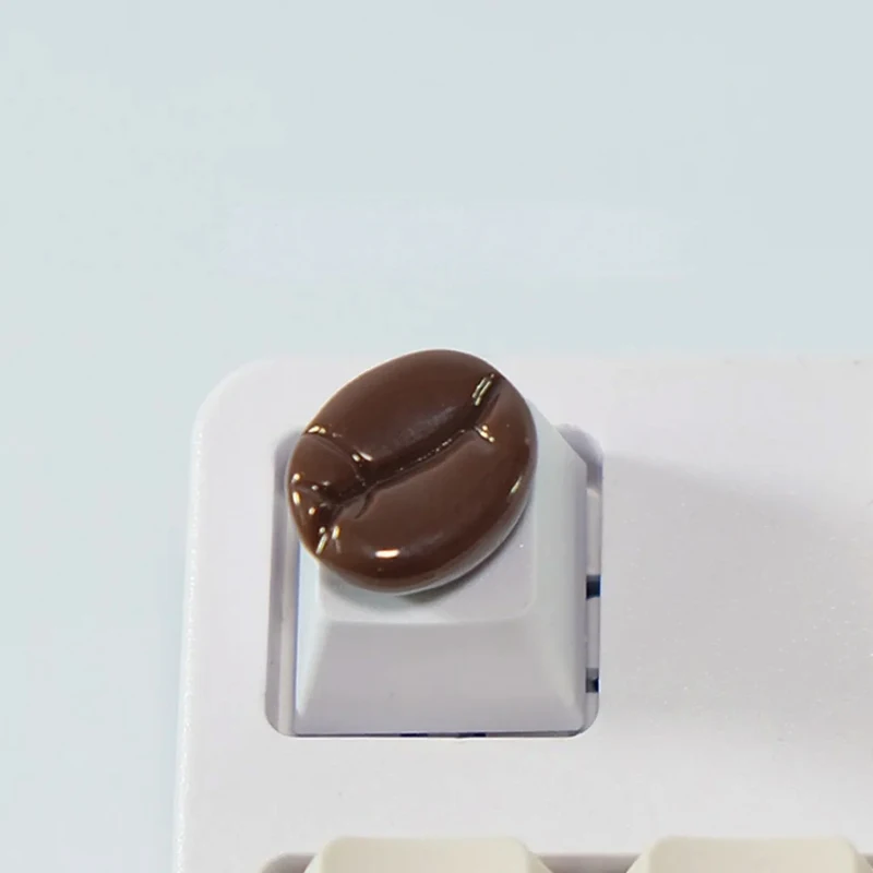 Handmade-Coffee-Bean-Keycaps-Personalized-And-Cute-Single-ESC-Cherry-MX ...