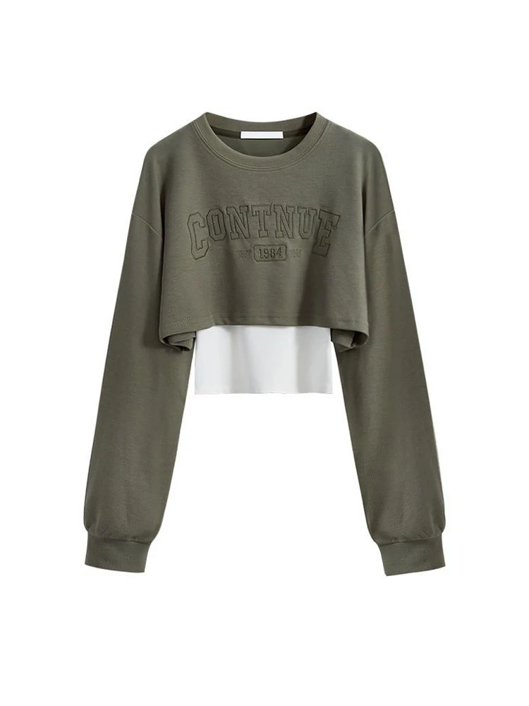 Women-Y2k-Fake-Two-Pieces-Super-Crop-Tops-Vintage-Pullover-Hoodies ...