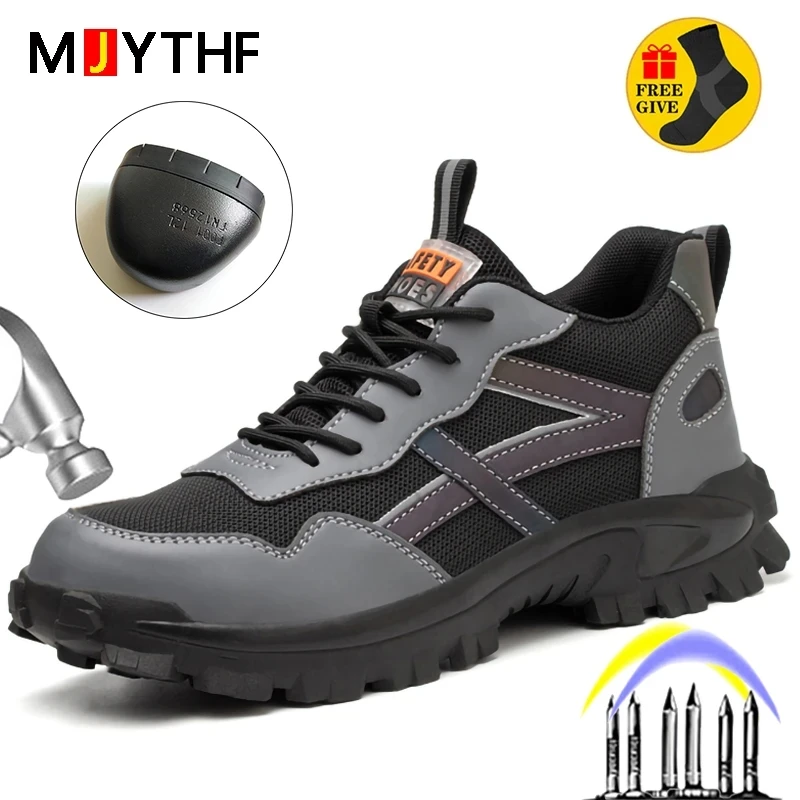 High-Quality-Safety-Shoes-Boots-For-Men-Indestructible-Shoes-Anti-smash ...