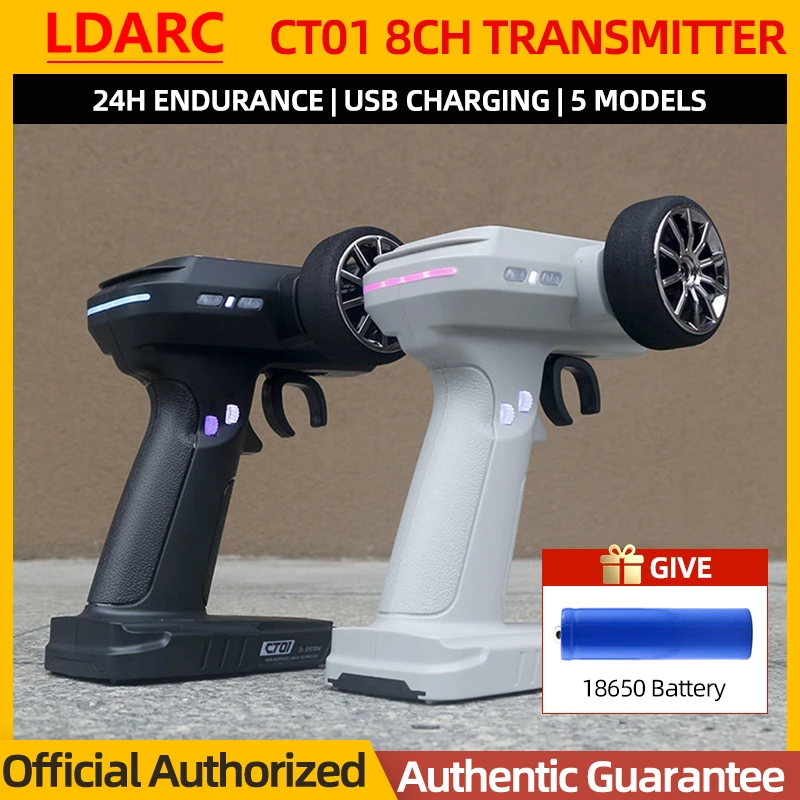 LDARC CT01 2.4GHz 8CH Remote Control Transmitter With CR1800 Receiver ...