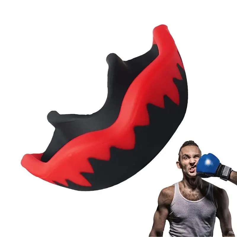 Sports-Mouth-Guard-Boxing-MMA-Hockey-Double-Colored-Gum-Shield-Boxing ...