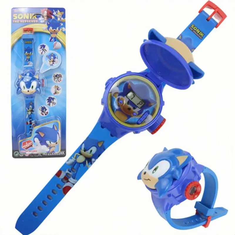 Sonic-The-Hedgehog-Digital-Image-Watch-para-Crian-as-Rel-gio-Eletr-nico ...