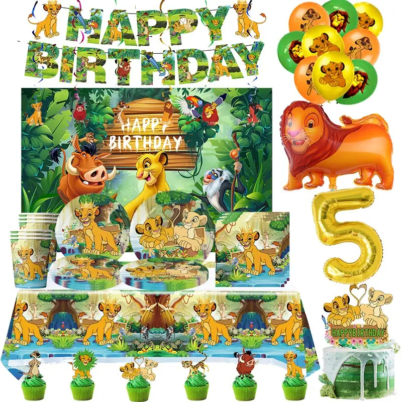 Disney-Simba-decoraciones-para-fiesta-de-cumplea-os-de-El-Rey-Le-n ...