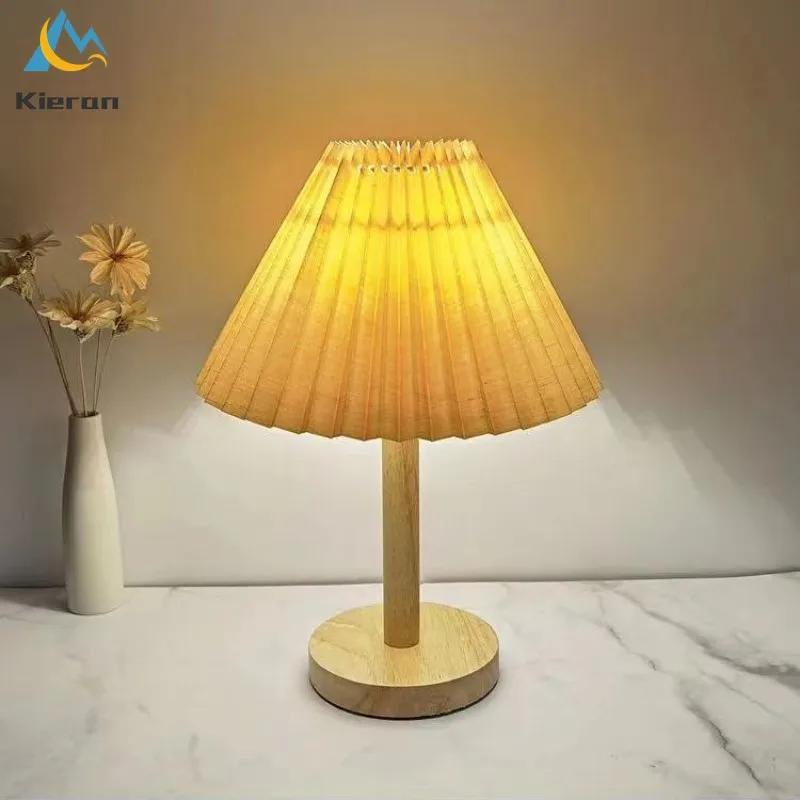 Simple Table Lamp Wood