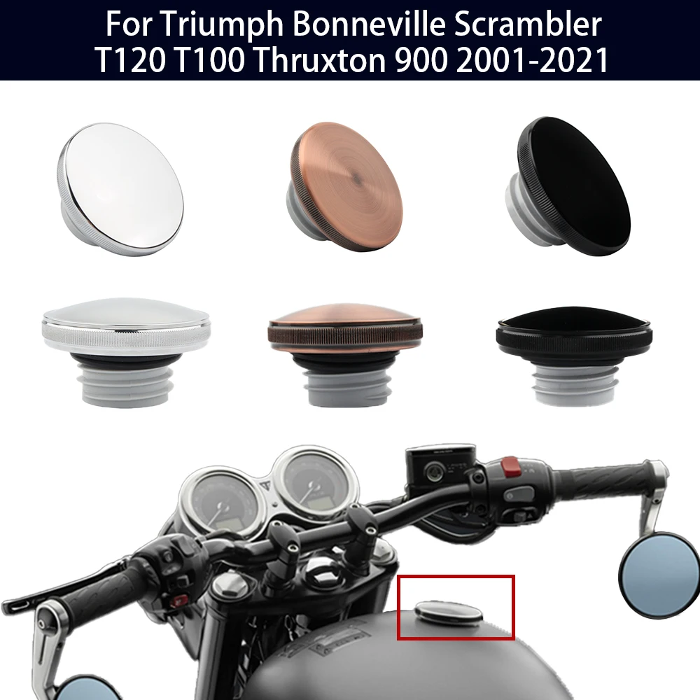 Motorcycle-Retro-Fuel-Gas-Tank-Cap-Oil-Cover-For-Triumph-T100 ...