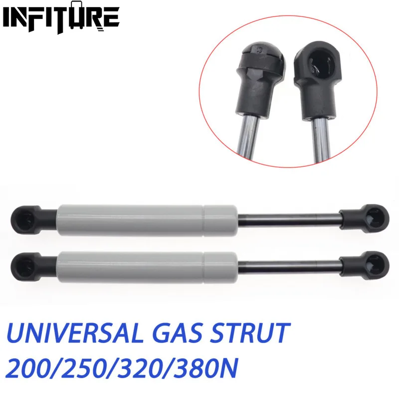 2pcs Universal 195mm 8mm 200-380n Car Gas Strut Bars Gas Spring Hood ...