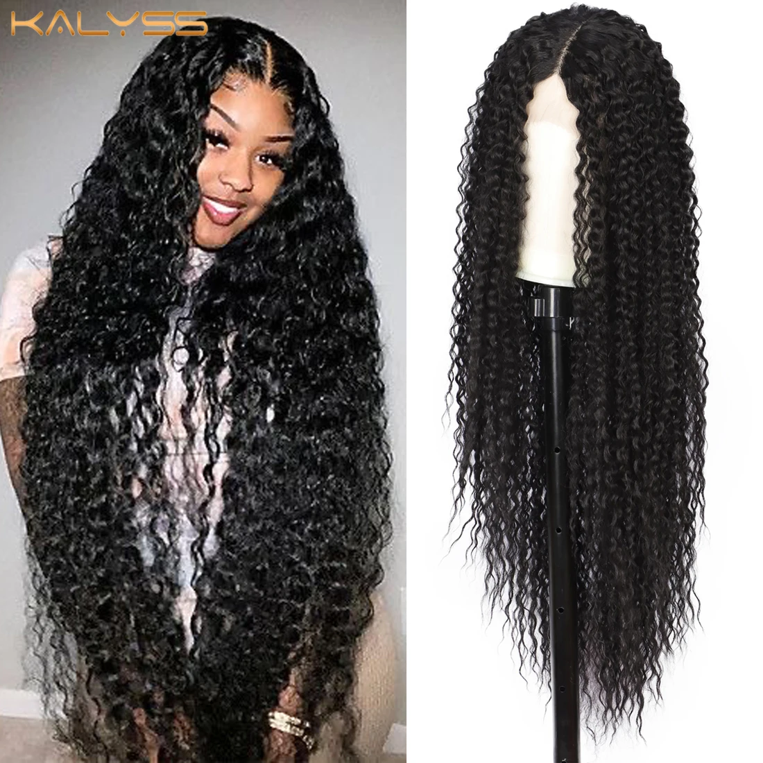 Kalyss-Perucas-encaracoladas-super-longas-para-mulheres-38-polegadas ...