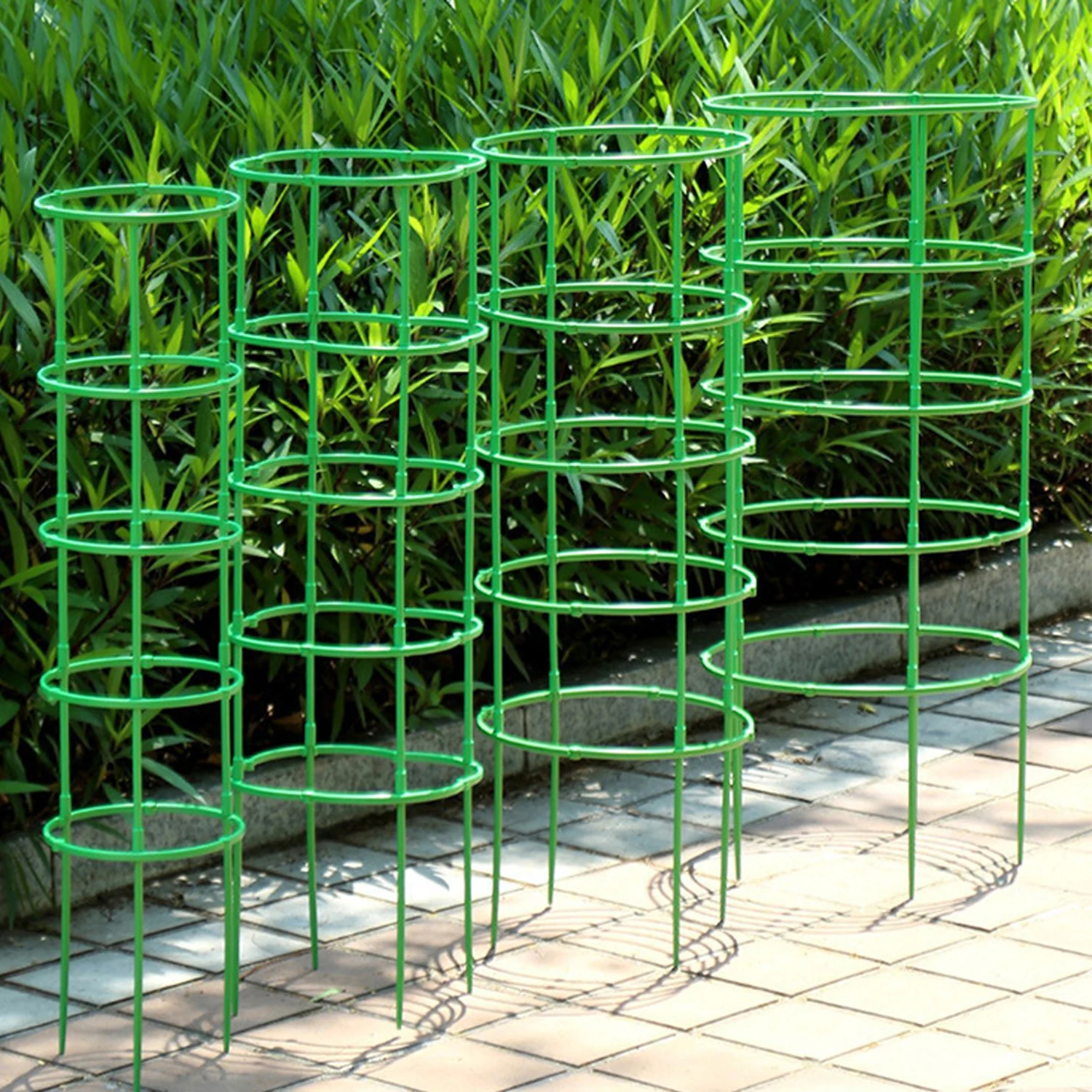 Small-Tomato-Cages-Trellis-With-Adjustable-Rings-Plant-Support-Cage ...