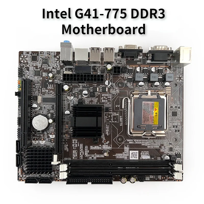 Placa base G41 ATX LGA 775 Intel ICH7 Chipset PCI E 16X 4 piezas SATA ...