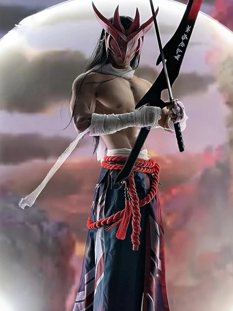Men-s-and-women-s-full-set-of-performance-costumes-weapons-equipment ...