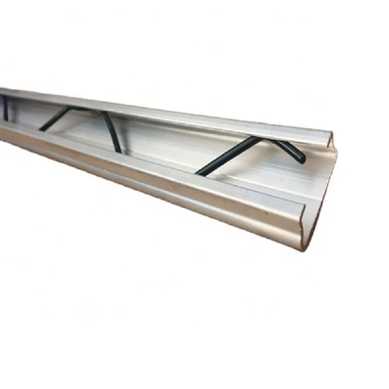 Greenhouse film lock channel with wiggle wire Greenhouse Swinging ...