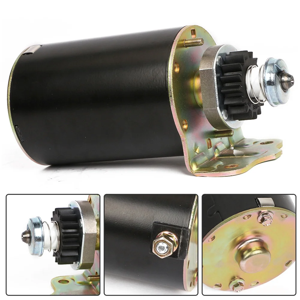 NEW-16-Tooth-Starter-Motor-Replacement-for-Briggs-Stratton-Ride-on ...