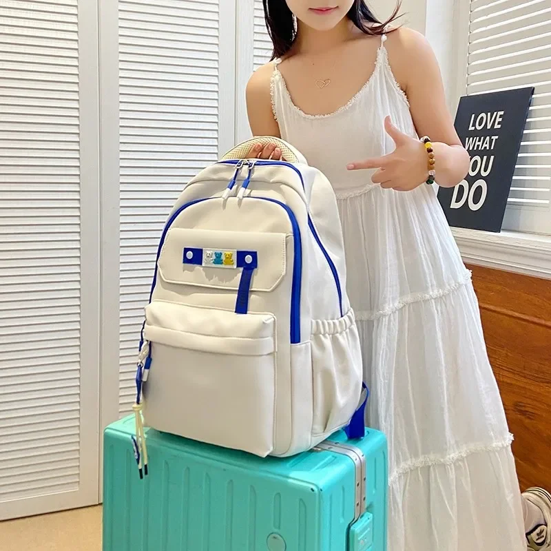 2024-Fashion-Multipocket-Nylon-Women-Backpack-Female-Big-Waterproof ...