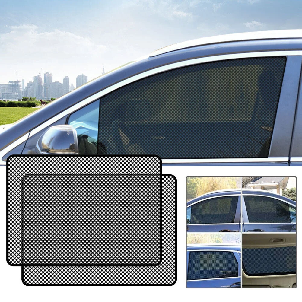 2Pcs-Car-Sunshade-Stickers-static-Electrostatic-Window-Sun-shading ...