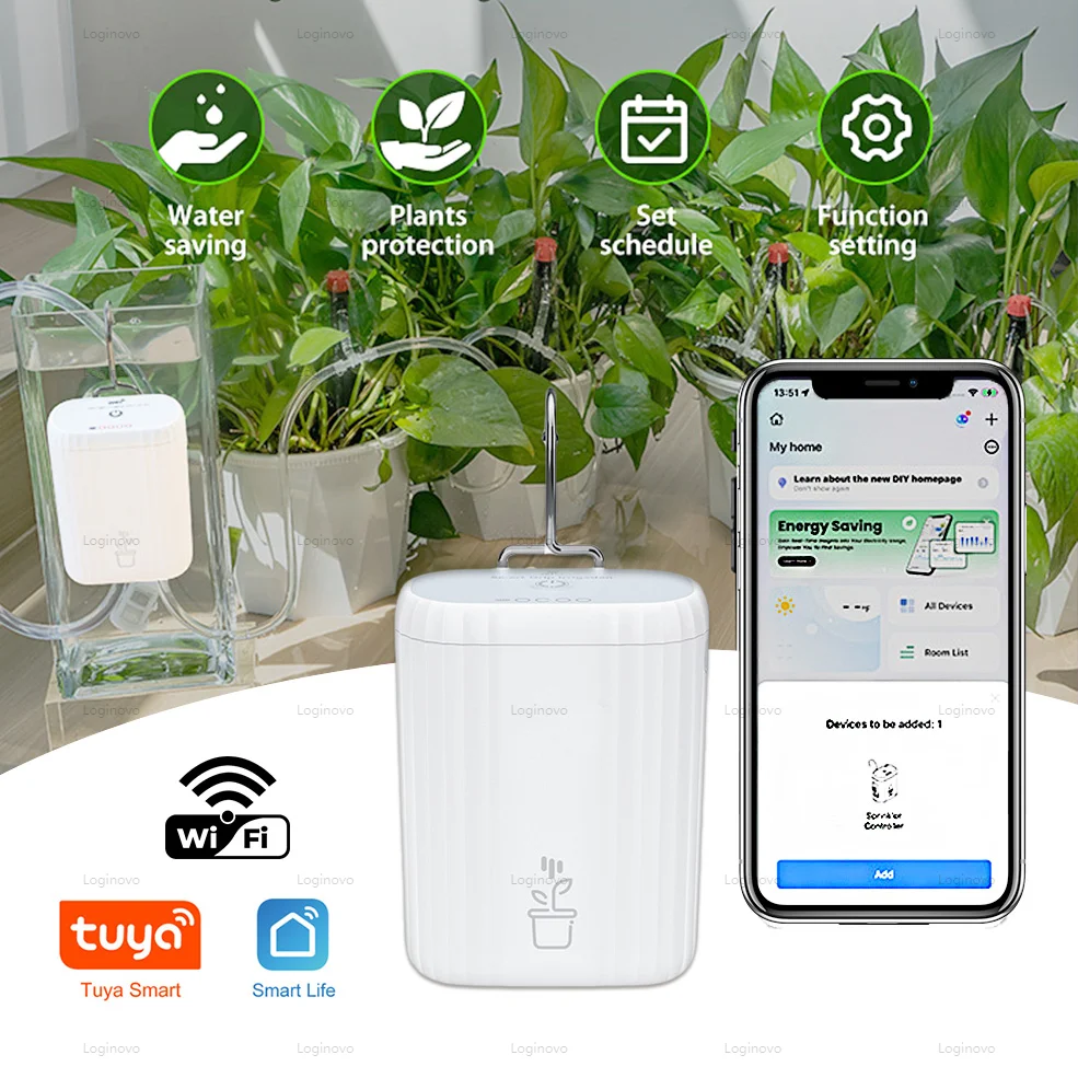 Tuya Wifi Automatic Water Pump Drip Irrigation System Kit Smart Life ...