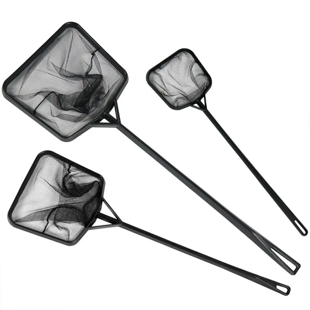 Resin Fishing Spoon Net With Long Handle Strong Bearing Capacity Square ...