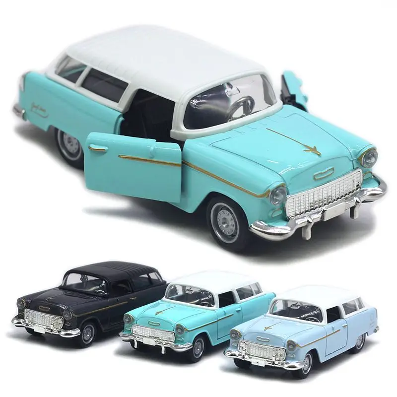 Alloy Classic car model Children's toy car decoration Pull back ...