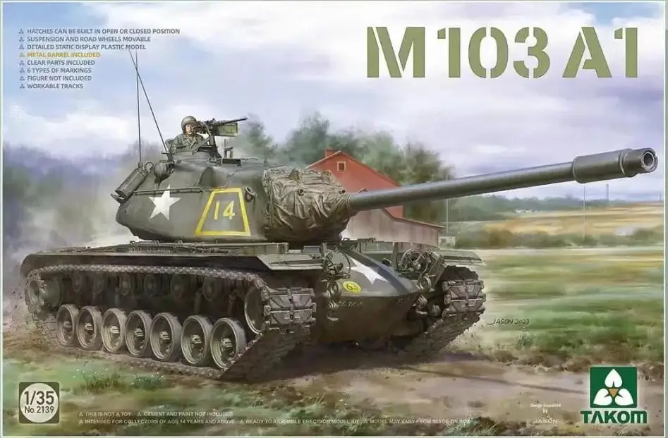 타콤 2139 1/35 스케일 M103 A1 탱크 모델 키트, 탱크 모델| | - AliExpress