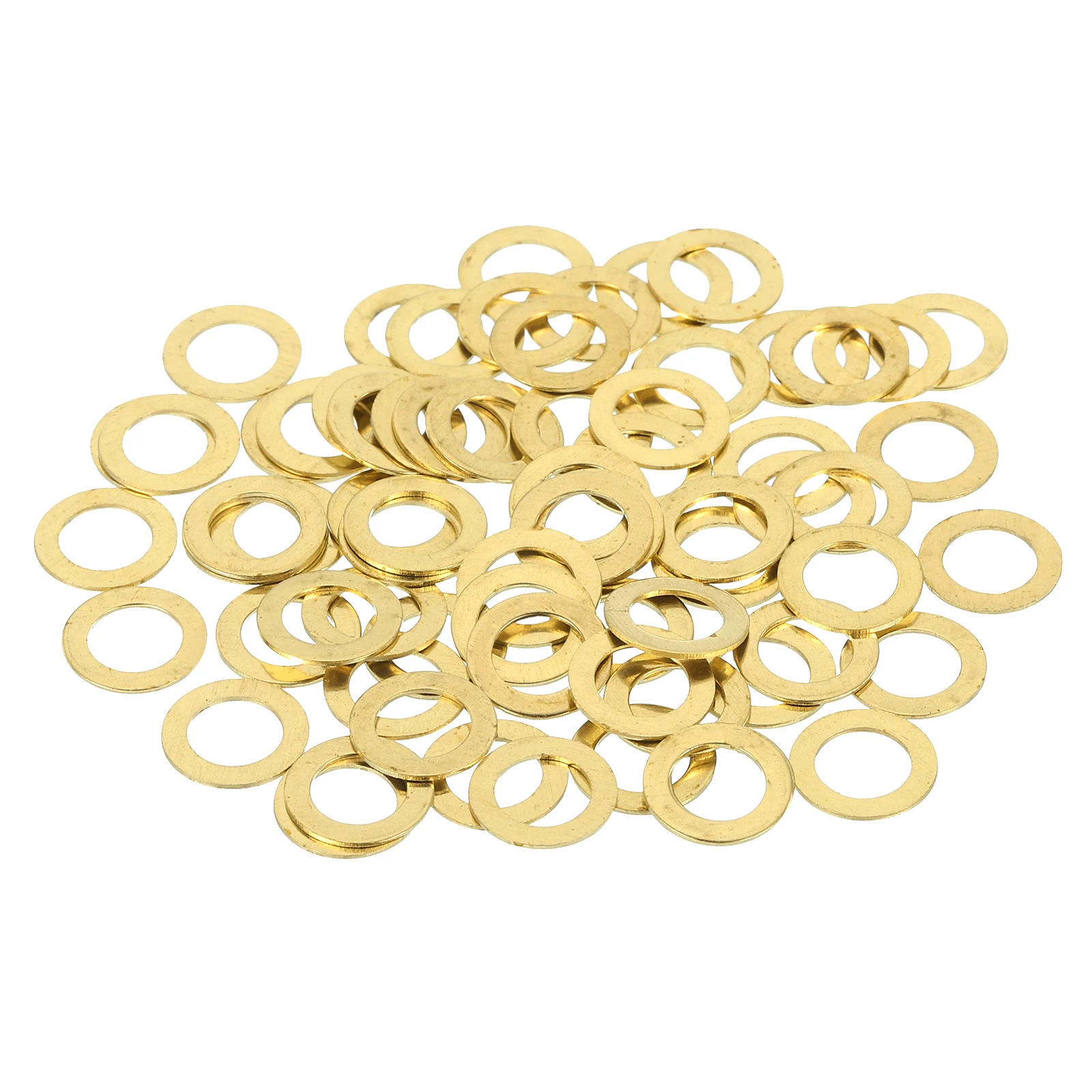 28/58/110/220Pcs Brass Flat Washer M2 M2.5 M3 M4 M5 M6 M8 M10 M12 ...