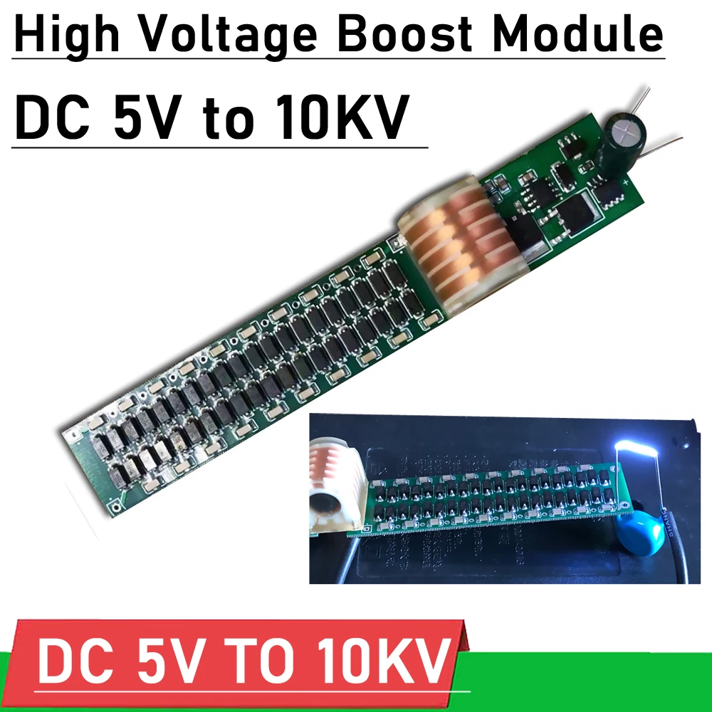 NEW-DC-5V-TO-10KV-Pulse-High-Voltage-Boost-Module-Super-Arc-Ignition ...